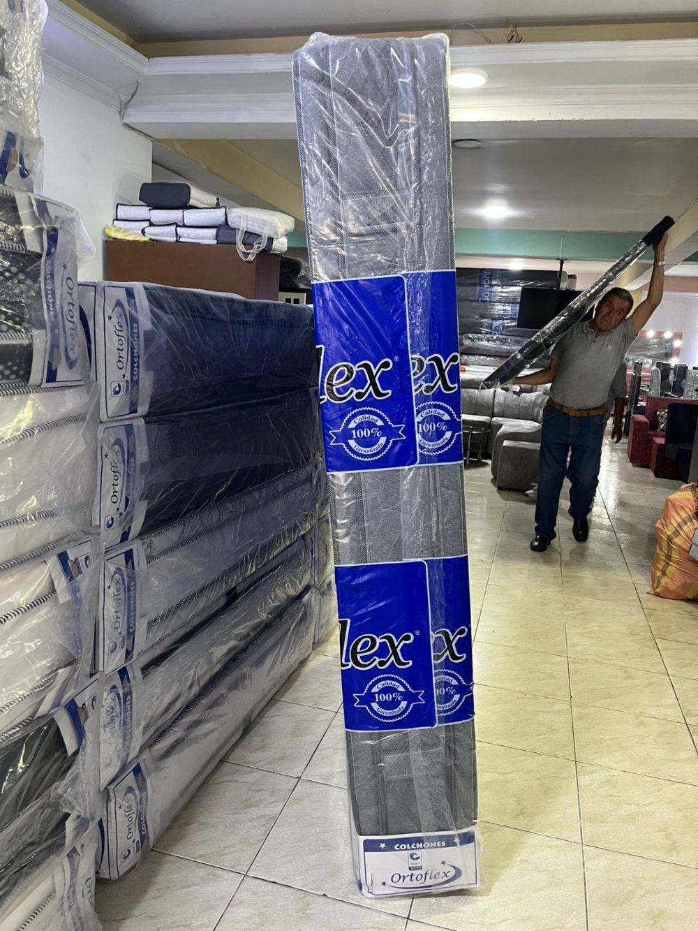 Colchon Pillow Top Ortoflex 1,20 - Casa Claudia Franco